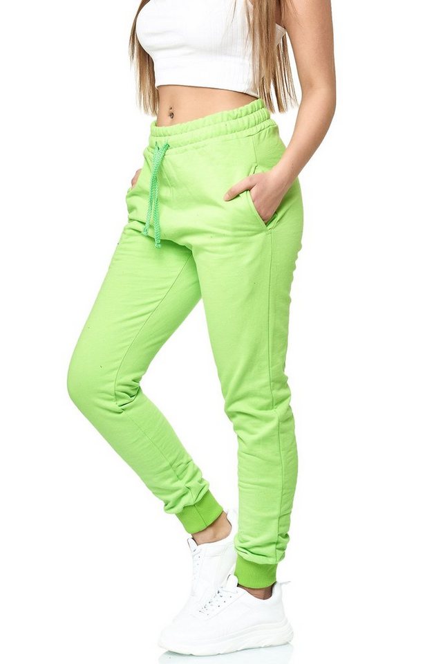 L Gonline Jogginghose Damen Jogginghose Uni Colour Design 5000